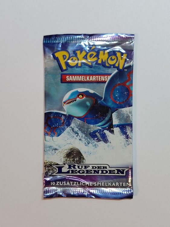 Pokemon Ruf der Legenden Booster-Pack kyogre LEER (Gebraucht) in ...