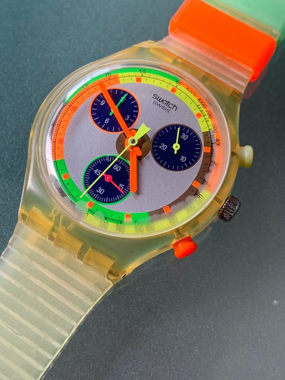 SWATCH*CHRONO*JELLY STAG*SCK104*1993*Gemäss Beschreibung !! | Kaufen ...