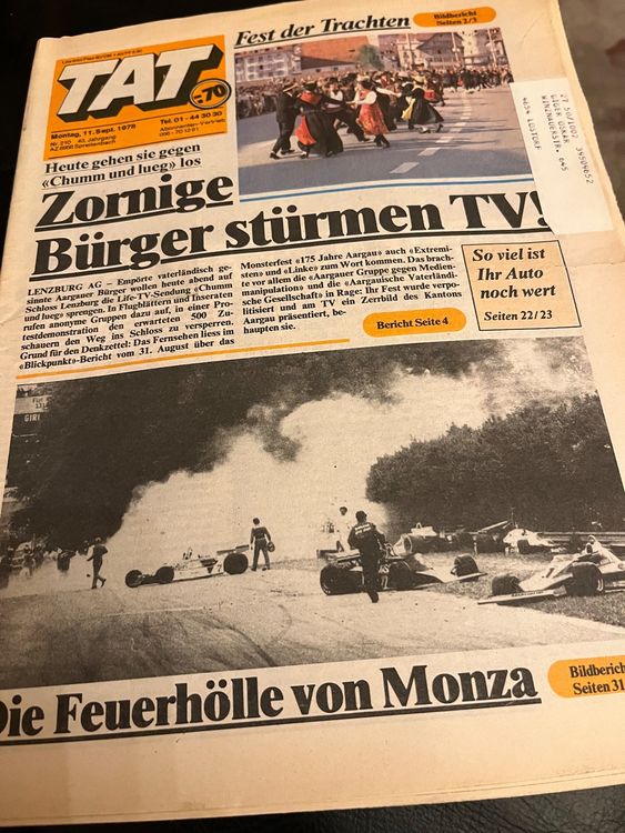 TAT 11.Sept. 1978 | Kaufen auf Ricardo