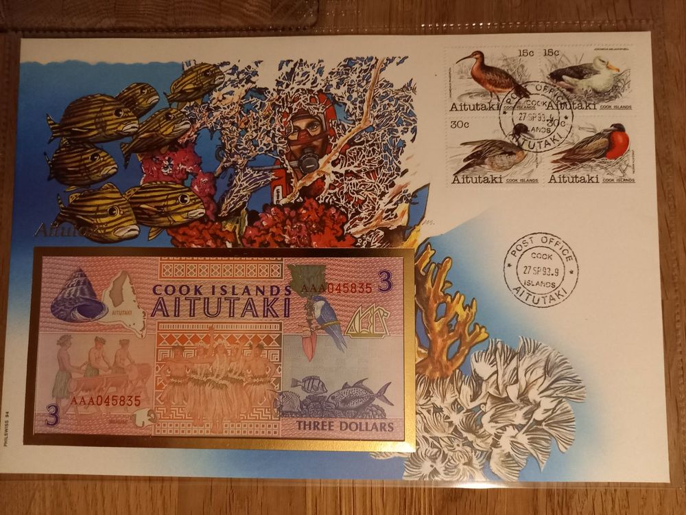 Banknotenbrief Aitutaki Cook Islands | Kaufen auf Ricardo