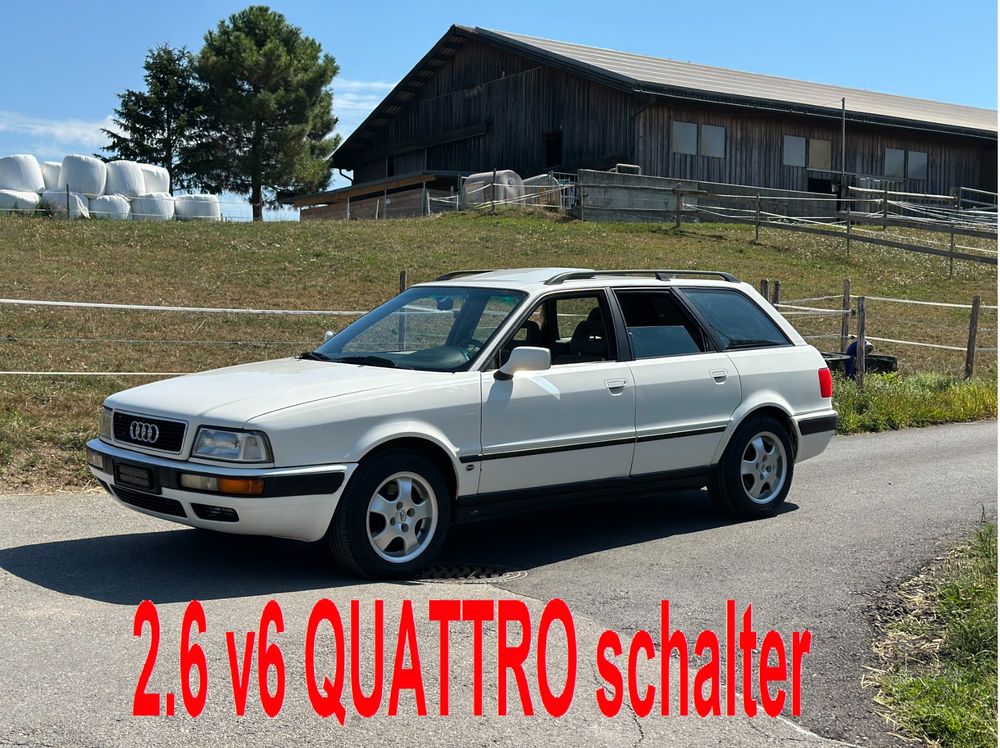 Audi 80 B4 Avant 2.6i V6 QUATTRO Schalter.Schnäppchen ab 1Fr (Gebraucht) in Bern für CHF 2801 ...