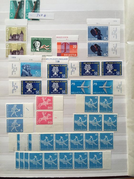 Schweiz 1957-67 postfrisch | Kaufen auf Ricardo