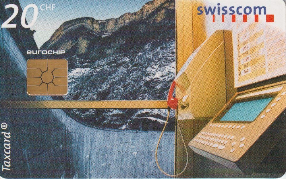 Télécarte Swisscom 20 CHF - Barrage de Gigerwald Rare! (D'occasion) à ...