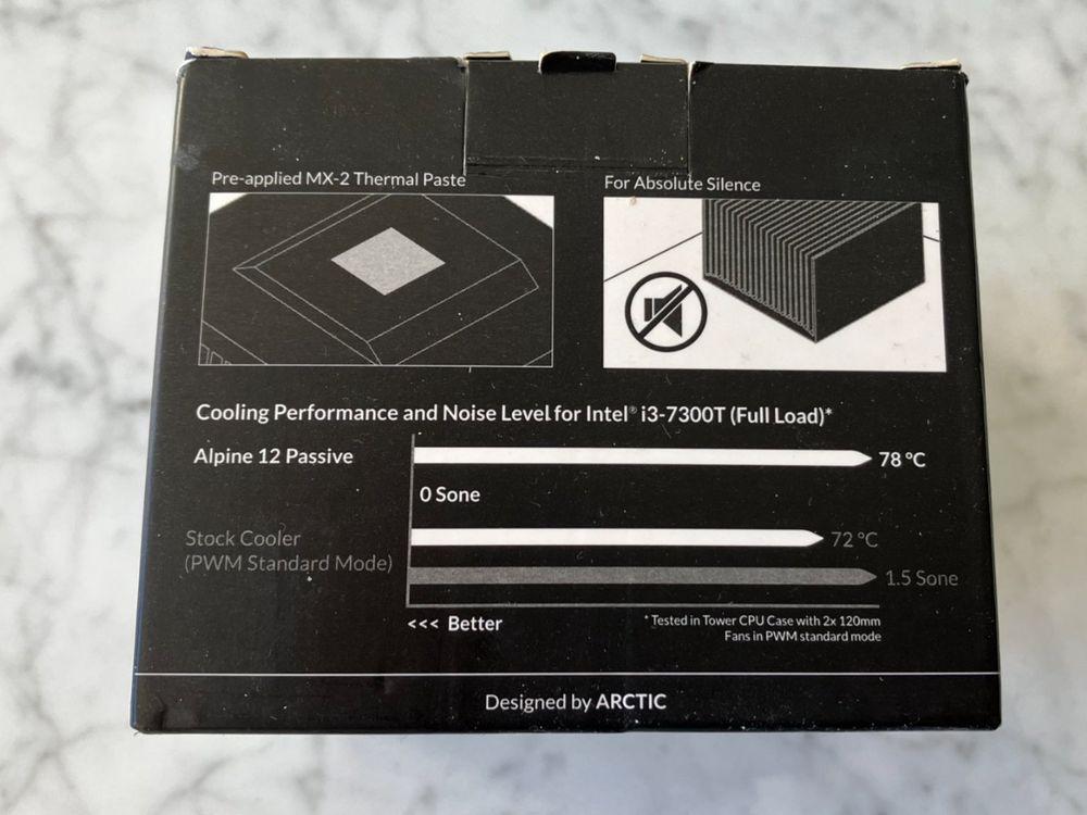 ARCTIC Alpine 12 Passive CPU Kühler | Kaufen auf Ricardo