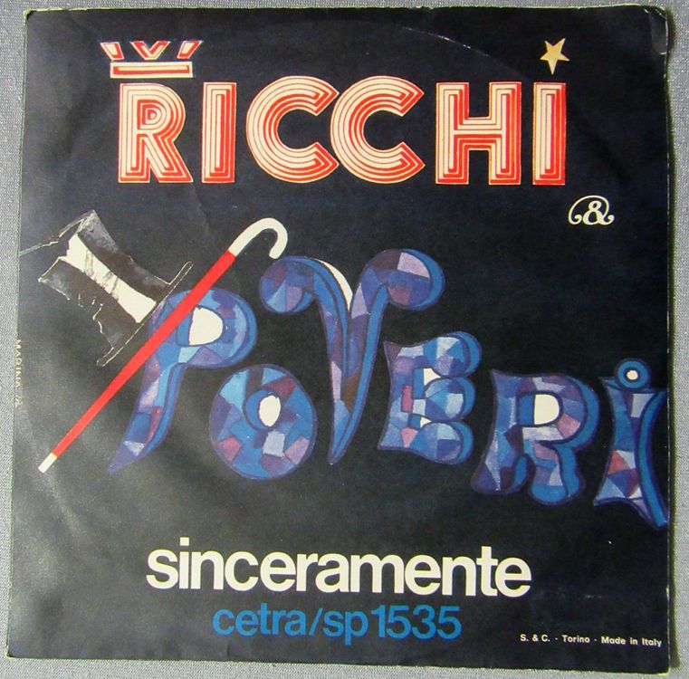 Ricchi e poveri - penso sorrido e canto - Single von 1973 (Gebraucht ...