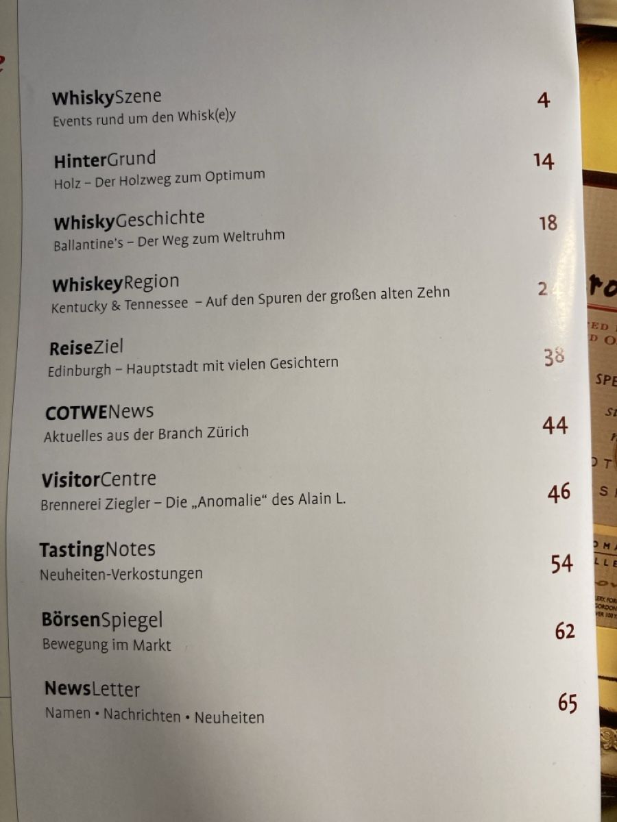 Whisky Time Magazin - Ausgabe 3/2012 (NP 10.-) (Gebraucht) in Vinelz ...