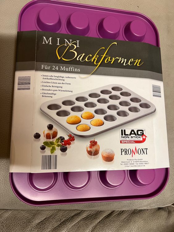 Mini Backformen für 24 Muffins Promont (m) (Neu und originalverpackt ...