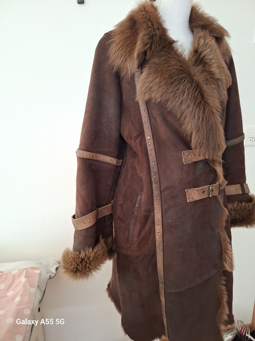 Manteau d'hiver Zapa en peau de mouton, taille 38 🔥 (D'occasion) à ...