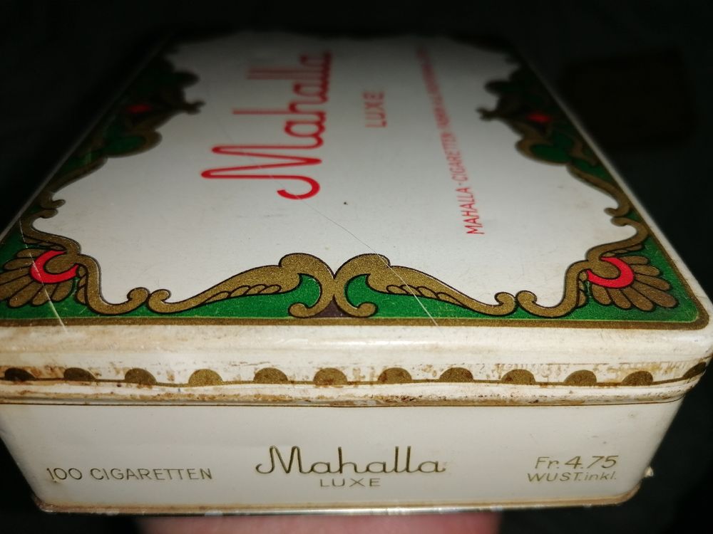 Antike Blechdose Mahalla LUXE 100 Zigaretten (Gebraucht) in Zürich für ...
