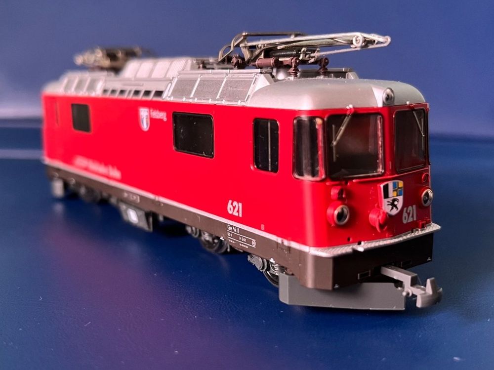 Bemo RhB Ge 4/4 II 621, rot, «Felsberg» (Art. 1258 121) | Kaufen auf Ricardo