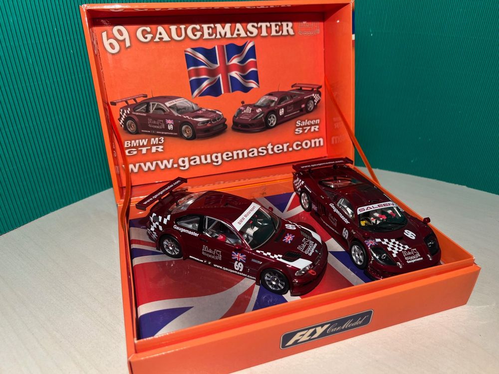 BMW M3 GTR & Saleen S7R SET «GAUGEMASTER SET» - FLY - NEU (Neu (gemäss ...