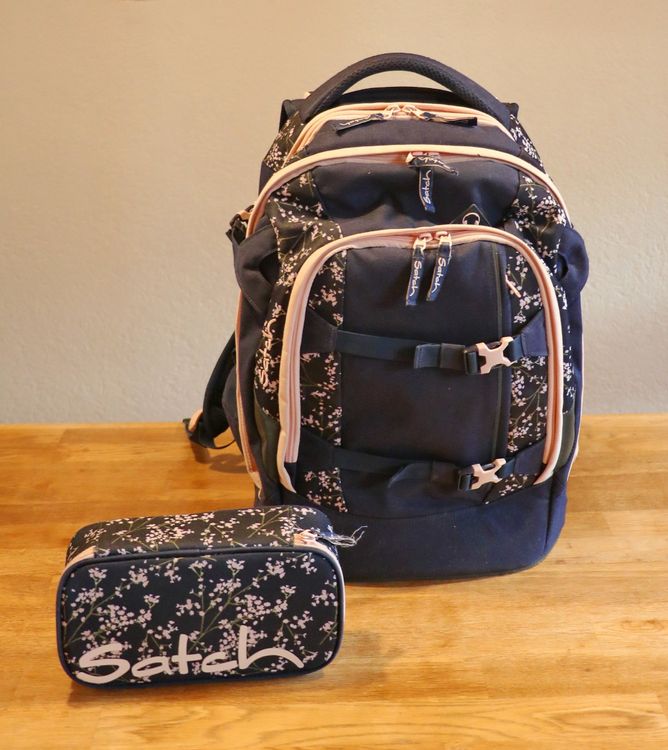 Satch Pack Schulrucksack "Bloomy Breeze Swap" + Etui (Gebraucht) in ...