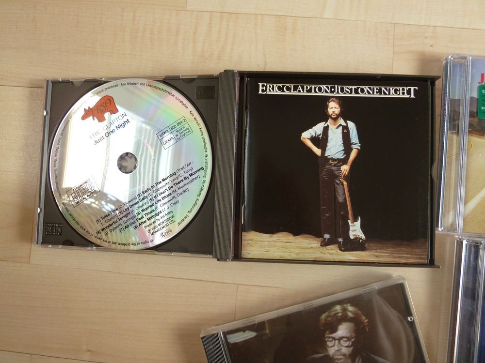 6 CDs & Doppel-Set Eric Clapton Just one night, unplugged p (Gebraucht ...