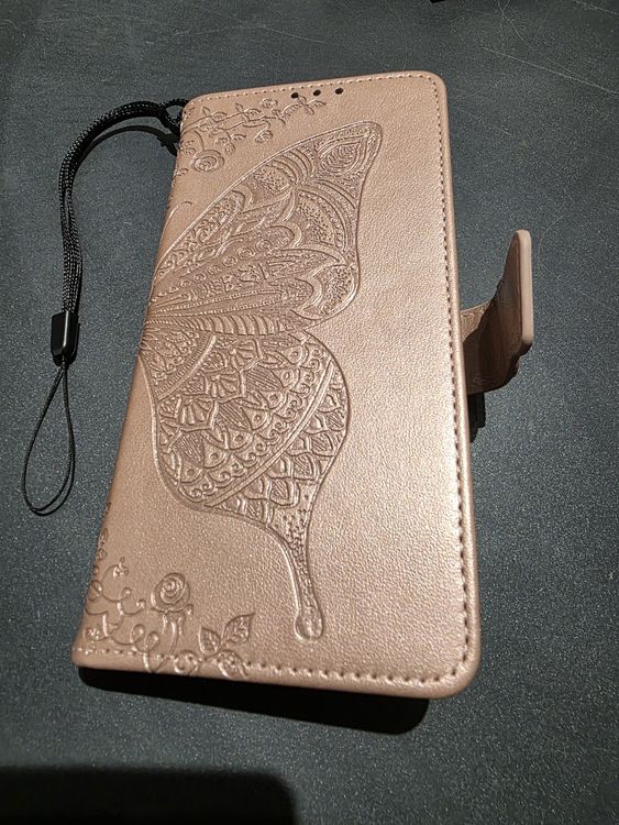 Oppo Find X5 Handyhülle Lederoptik mit Schmetterlingprint | Kaufen auf ...