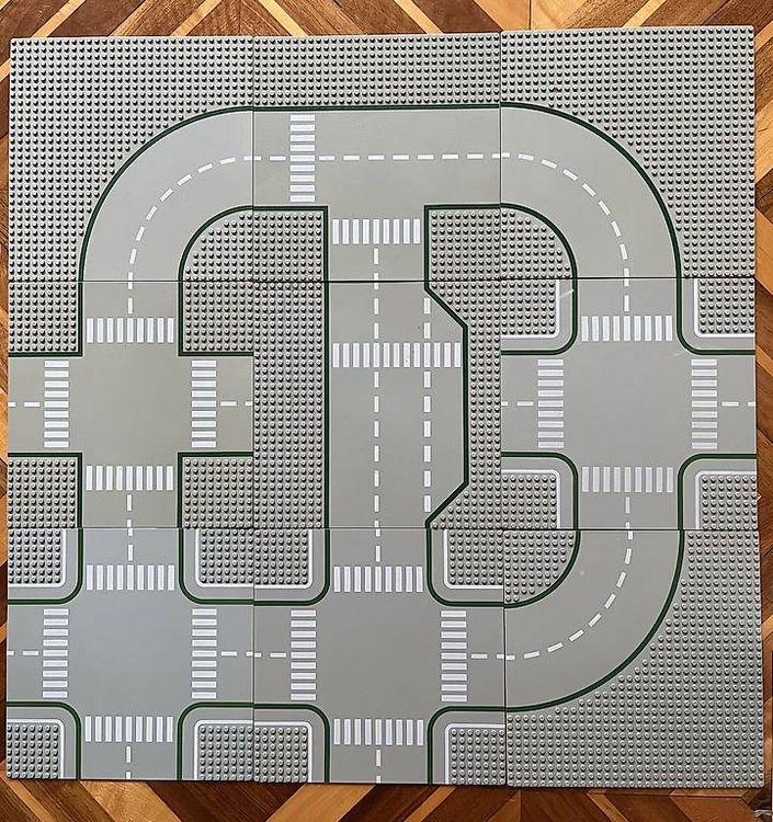 LEGO. Lot de 9 plaques de constructions de routes Vintage (D'occasion ...