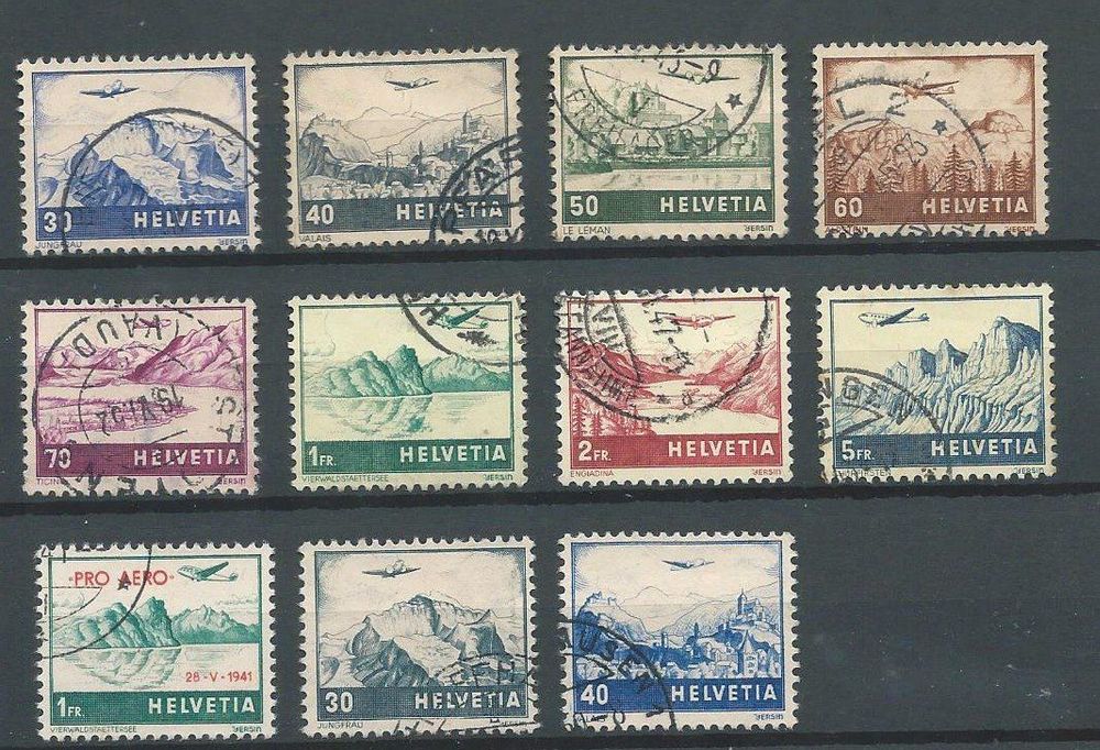CH Flugpost ab 1941 "Landschaften" (Gebraucht) in Mönchaltorf für CHF 5 – mit Lieferung auf ...