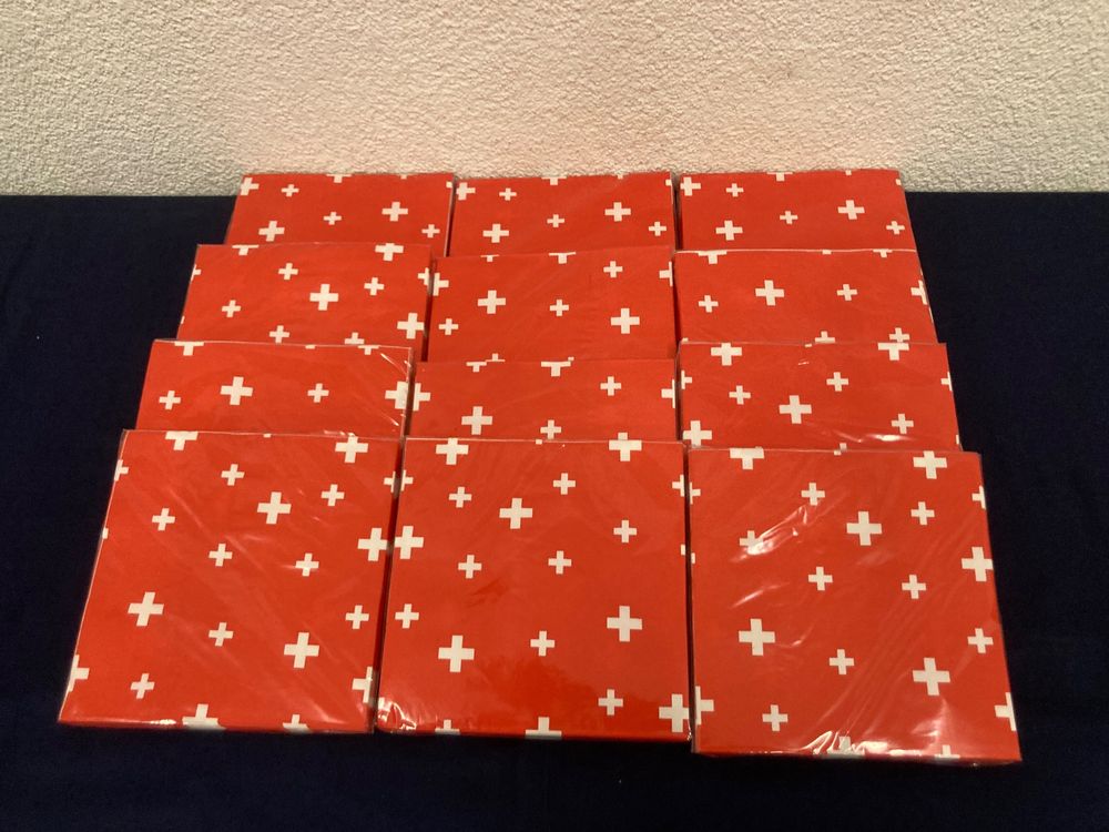 Servietten Restposten, 240 Stück ( 12 x 20 Stück ) 33x33 cm (Neu und originalverpackt) in ...