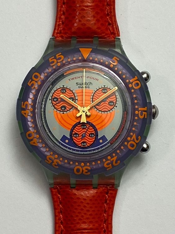 Swatch Aqua Chrono - 1993 - Red Harbour - SBG100 (Gebraucht) in ...