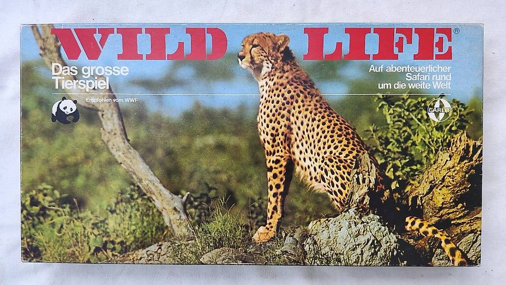 WILD LIFE EDITION CARLIT VINTAGE BRETTSPIEL LEOPARD VERSION (Gebraucht ...