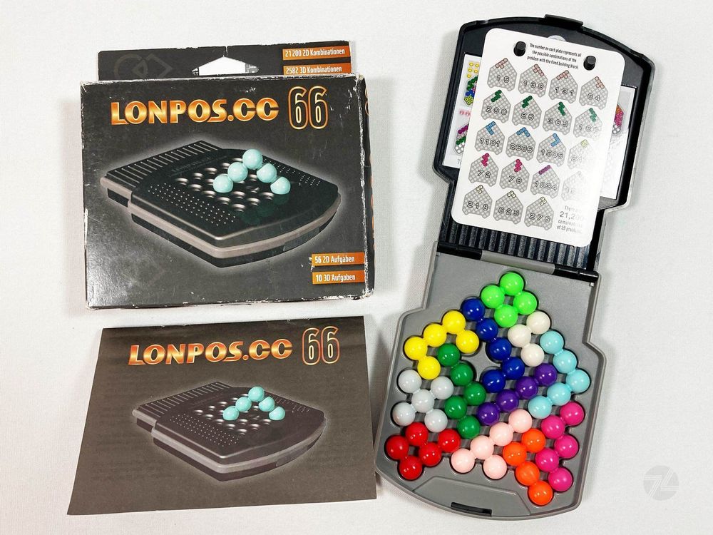 Lonpos 66 Pyramid Puzzle Game 2D 3D IQ Logik Braintrainer (Gebraucht ...