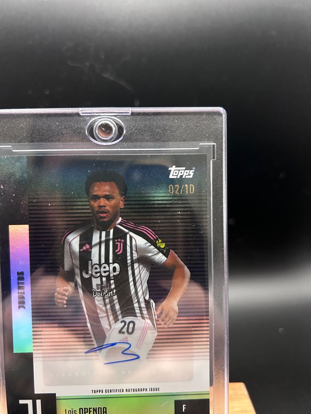 TOPPS JUVENTUS TEAMSET LOIS OPENDA 2/10 AUTORAPH (Neu (gemäss ...
