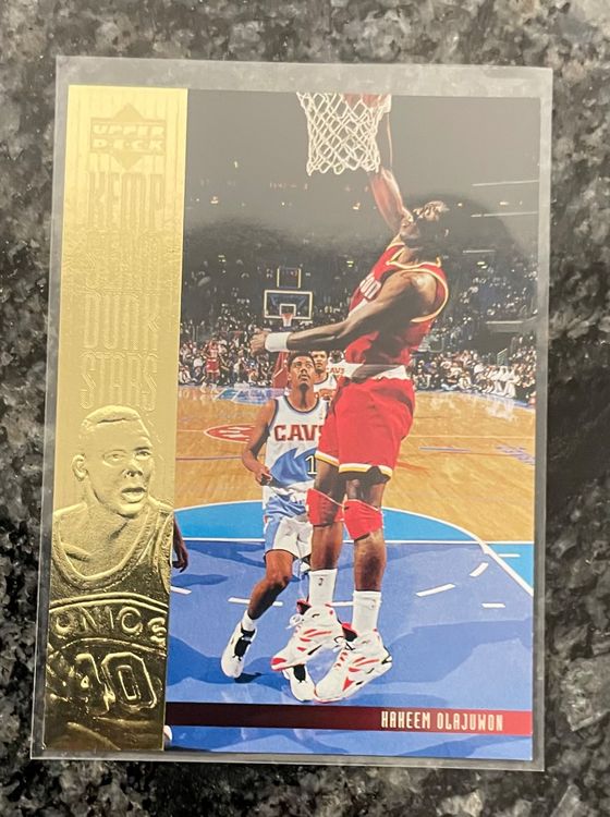 NBA Hakeem Olajuwon Kemp Slam Dunk Stars Card (Neu (gemäss Beschreibung ...