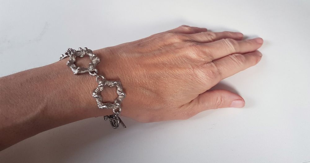 Designer Armband Boho Ethno Punk Silber zu Nile (Gebraucht) in St ...