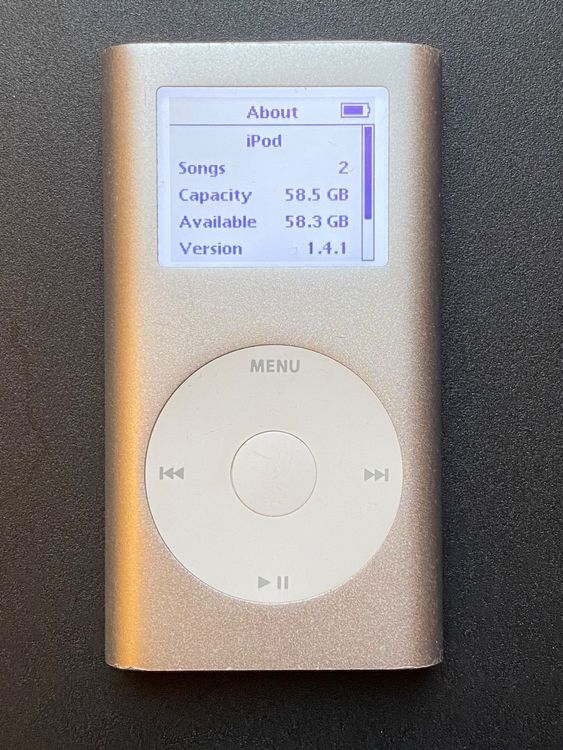 iPod Mini 2nd Gen mit 64 GByte neuer CF Karte | Kaufen auf Ricardo