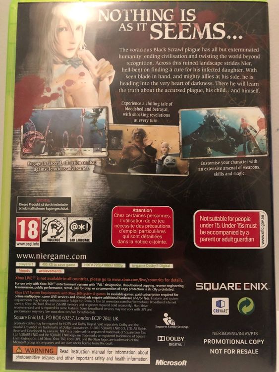 Nier (XBox 360) | Kaufen auf Ricardo