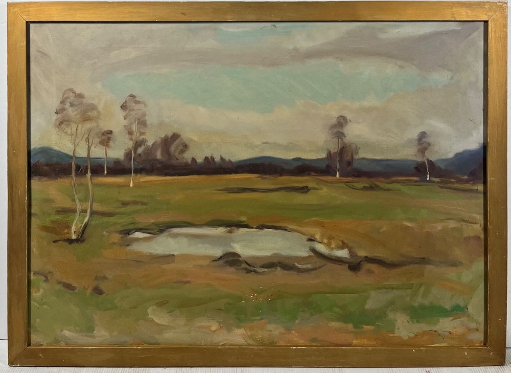 Grosse Herbst Landschaft Gemälde, Unl. Sig. | Kaufen auf Ricardo