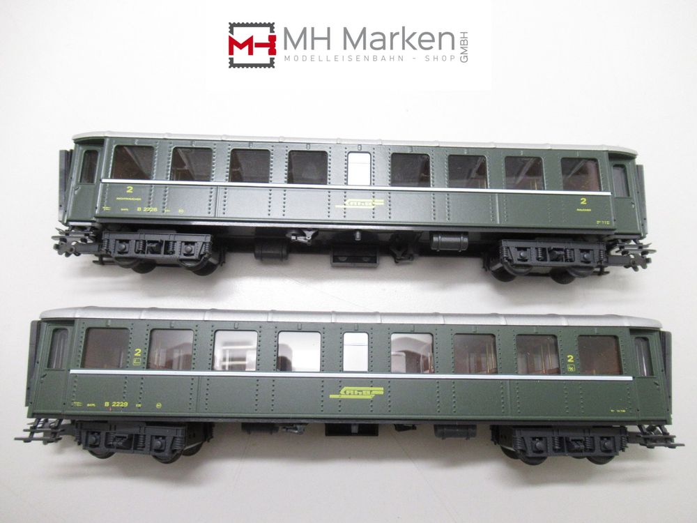 STL-Models 2202/6 +/8 Personenwagen RhB DC GS H0m | Kaufen auf Ricardo