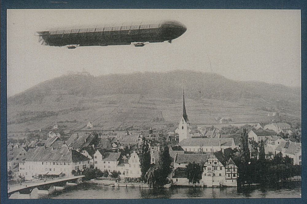 Photographie mit Luftschiff über Stein am Rhein.(SH) (Gebraucht) in ...