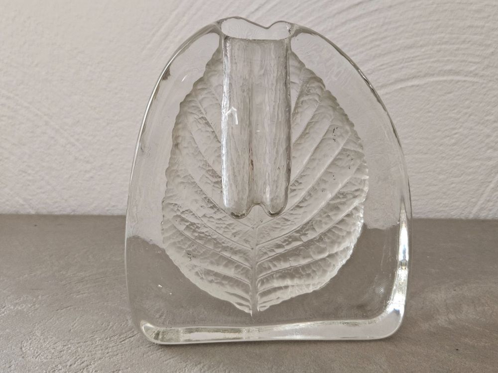 Vase Walther années 70 vintage design déco ancien Feuille (Gebraucht ...