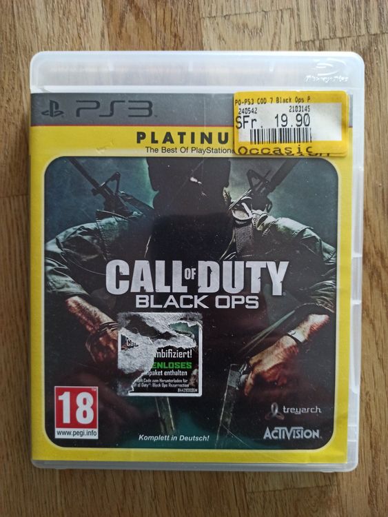 Call of Duty Black Ops / PS3 / Playstation 3 (Gebraucht) in Oberweningen für CHF 4.45 – mit ...