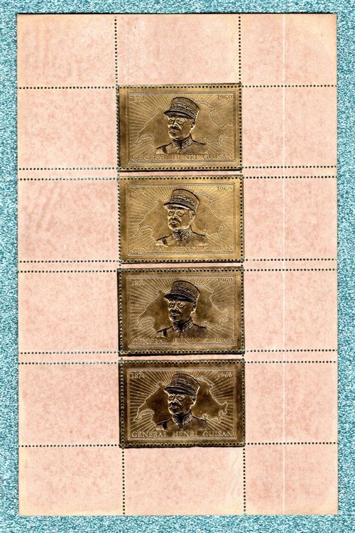 Schweizer briefmarken blatt General Guisan 1960 UNC selten (Neu (gemäss ...