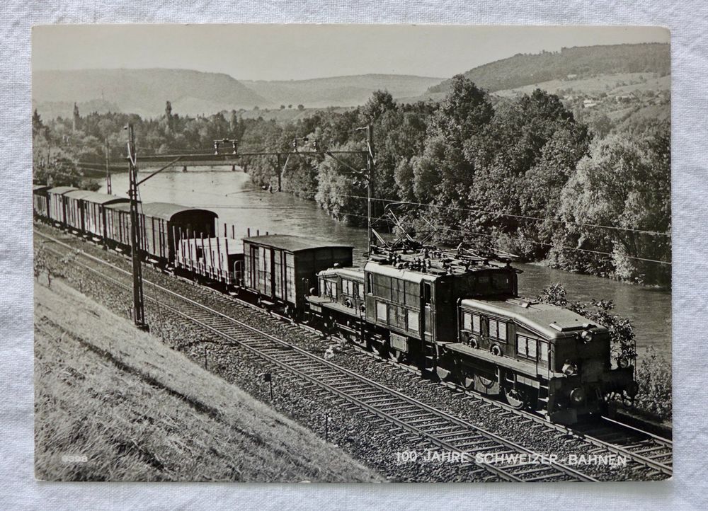 AK TURGI AG, 100 Jahre Schweizer Bahnen Güterzug mit Lok. (Gebraucht) in Wallisellen für CHF 7 ...