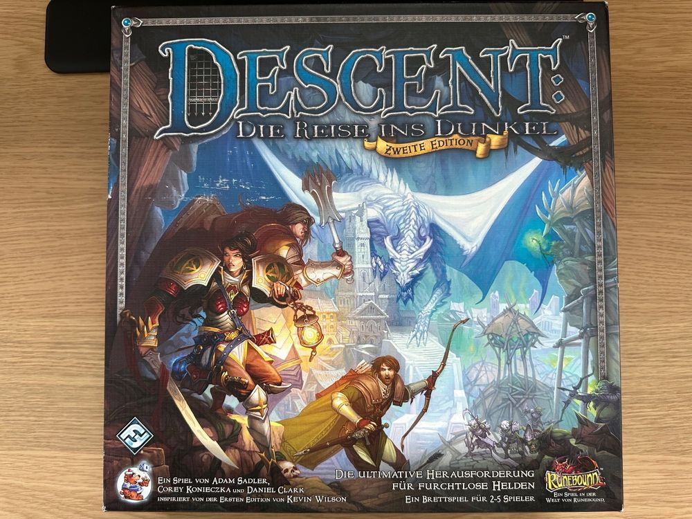 Descent 2nd Edition Deutsch mit vier Erweiterungen | Kaufen auf Ricardo