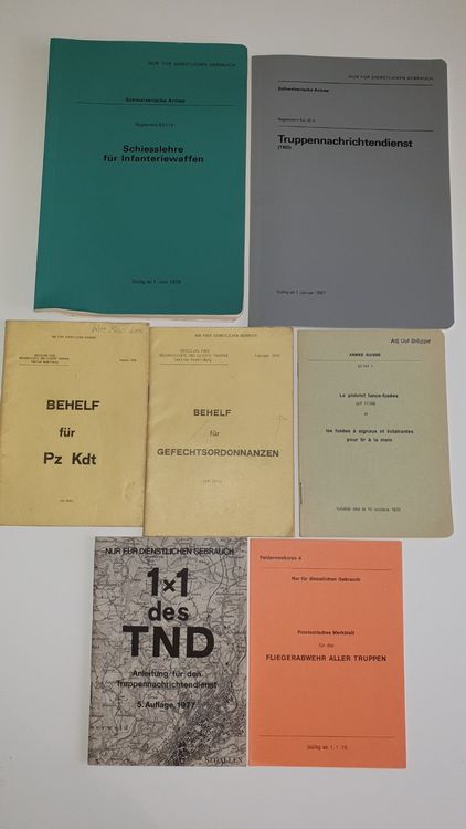 Diverses Reglemente (Gebraucht) in Hüntwangen für CHF 6.95 – mit ...