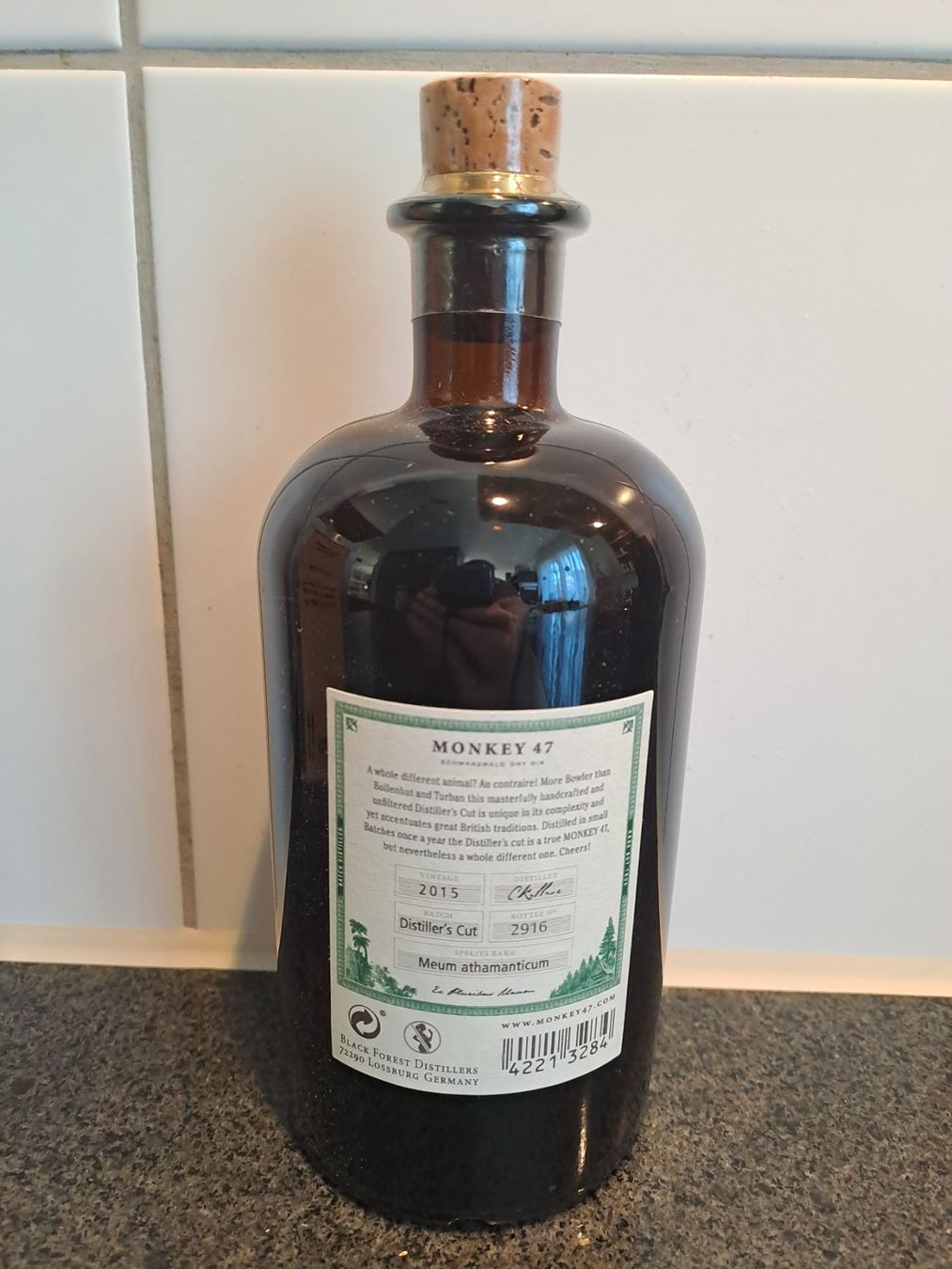 Monkey 47 Gin Distiller's Cut 2015 mit Goldring und Box (Neu und ...