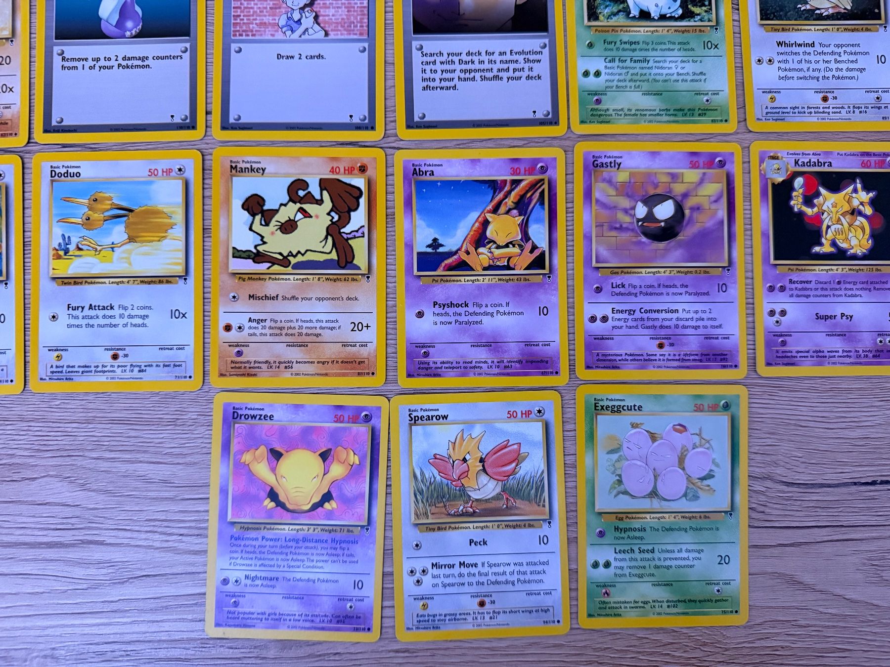 Legendary Collection 27 Pokémon Karten Bundle WOTC 2002 (Gebraucht) in ...
