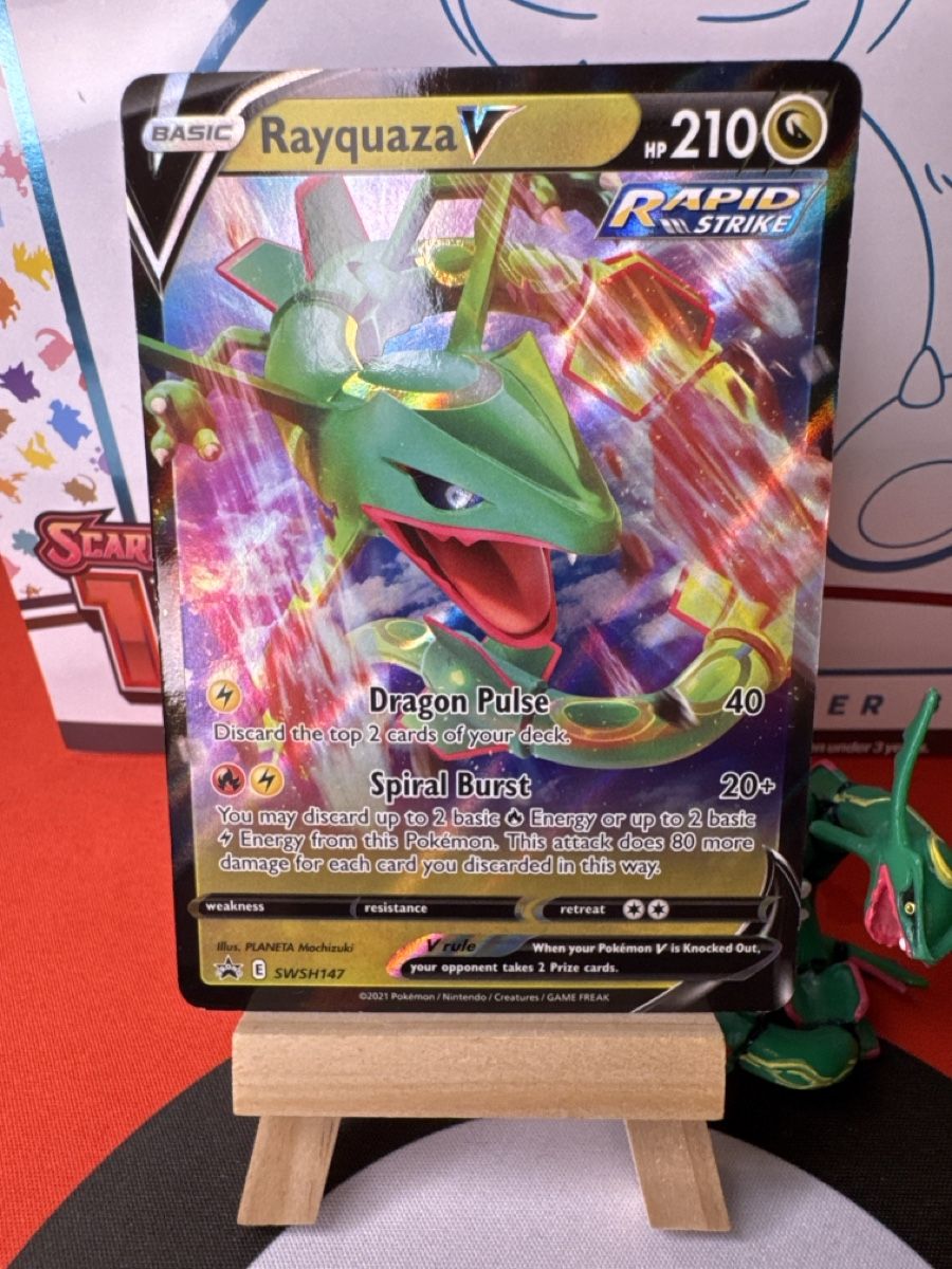 POKÉMON / Rayquaza V / SWSH Black Stars Promo / 🇺🇸 (Gebraucht) in ...
