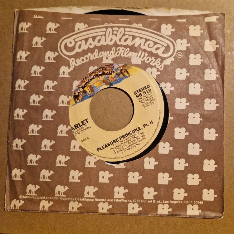 7" SINGLE PARLET (PARLIAMENT;FUNKADELIC) US CASABLANCA FUNK (Gebraucht ...