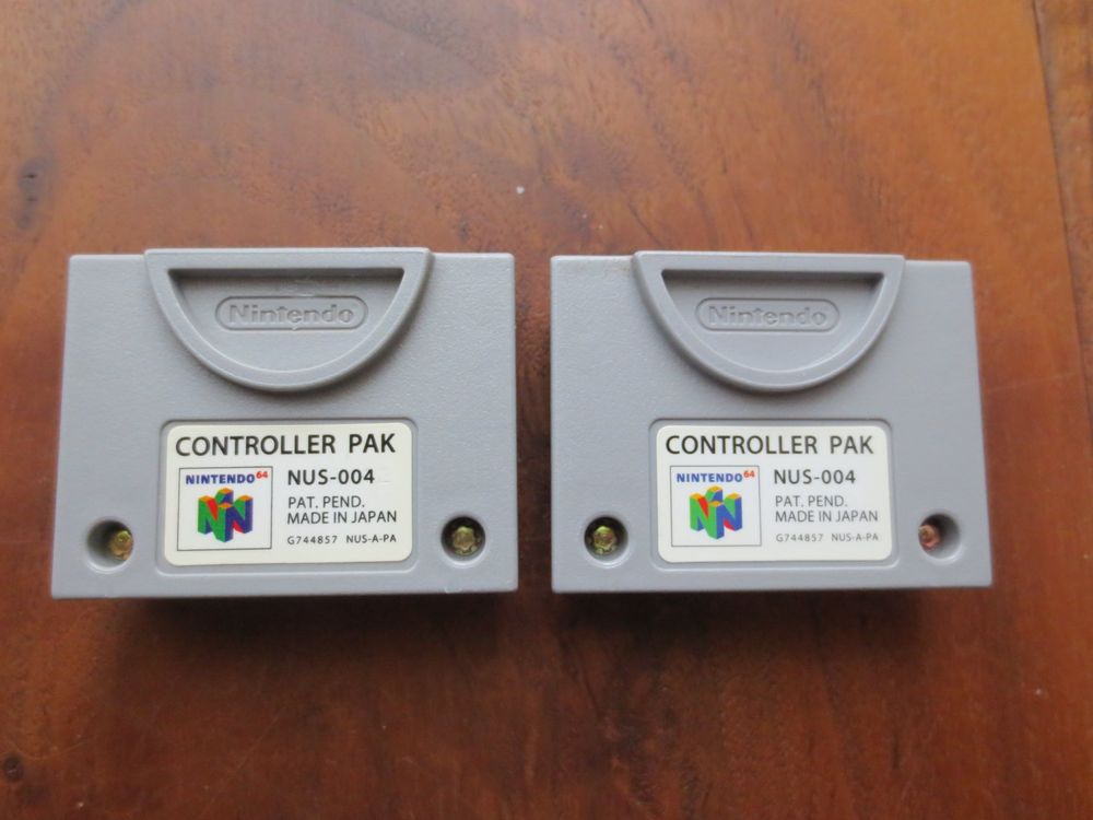 2 Controller Pak für Nintendo 64 (Gebraucht) in Riehen für CHF 24 – mit ...