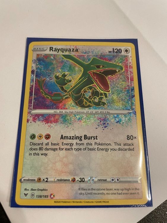 Pokémon Rayquaza 138/185 Amazing Rare | Kaufen auf Ricardo