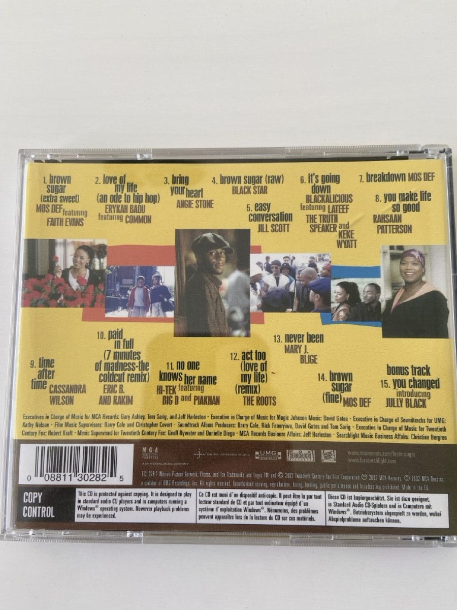 Brown Sugar Soundtrack CD - Selten! Hip-Hop Klassiker (Neu (gemäss ...
