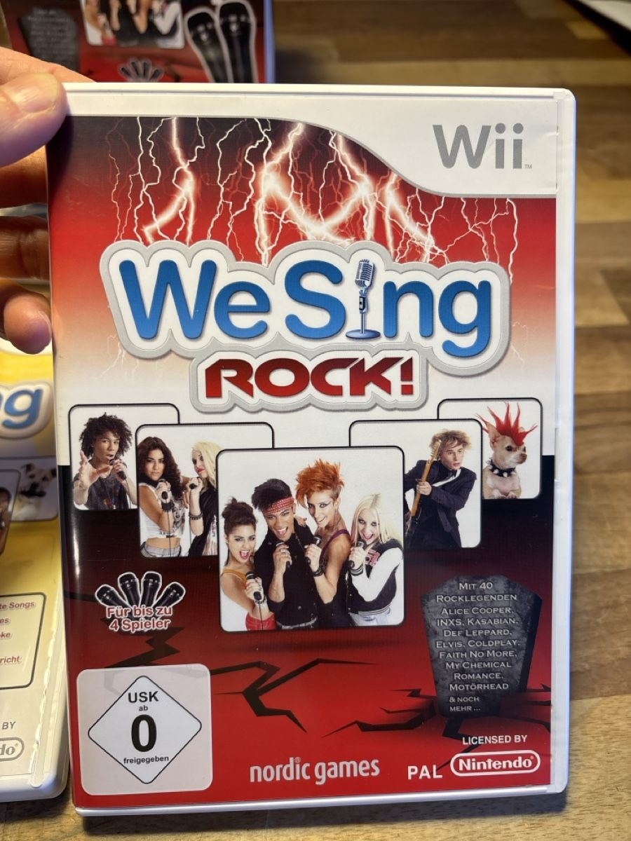 We Sing Wii Partyspass!🎤3 Spiele & 2 Mikrofone Top! (Neu (gemäss ...