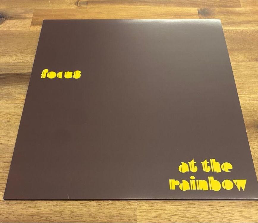 NEU FOCUS Live at the Rainbow Vinyl ! (Neu und originalverpackt) in ...