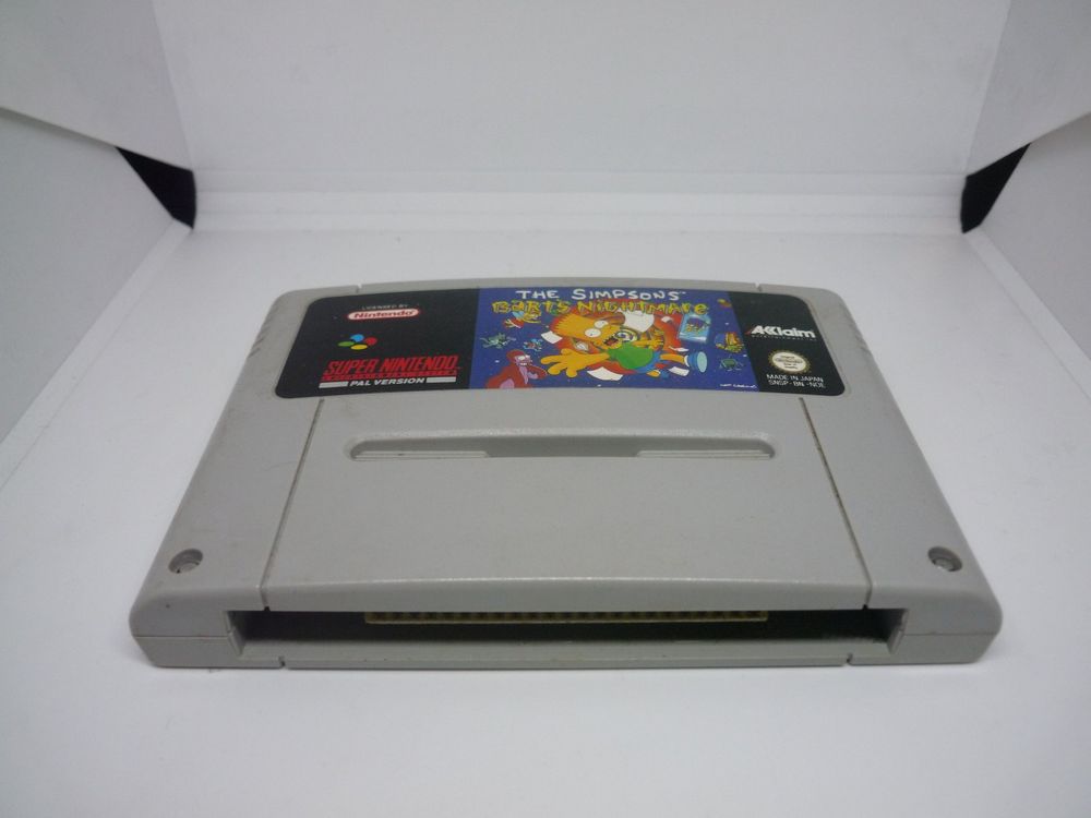 The Simpsons: Bart's Nightmare SNES Nintendo (Gebraucht) in Dietlikon ...