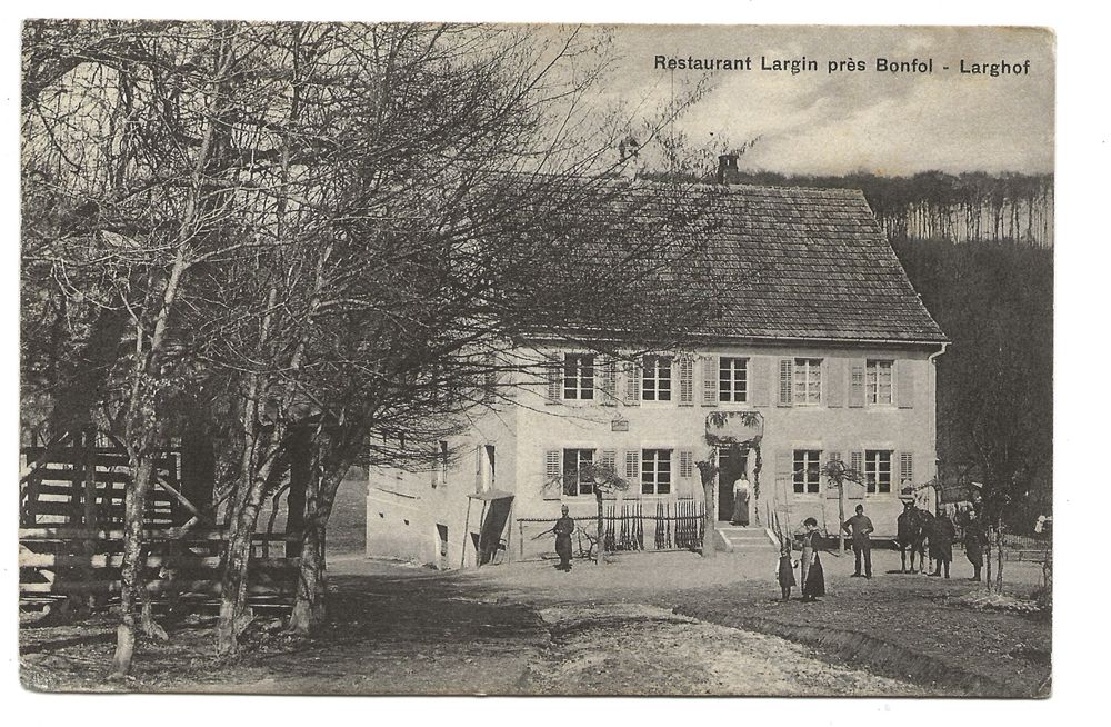 Bonfol - Pumpfel (JU) Larghof - Restaurant Largin - um 1915 (Gebraucht ...