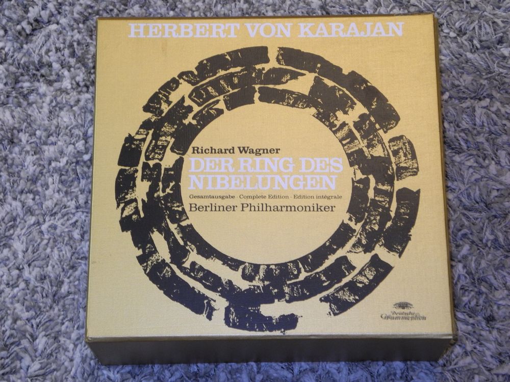WAGNER: RING DER NIBELUNGEN – KARAJAN – DGG 19 LPs + BUCH (Neu (gemäss Beschreibung)) in ...